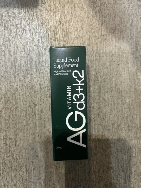 ATHLETIC GREENS AG1 Vitamin D3 + K2 - Liquid Drops 600 Servings Vitamin ...