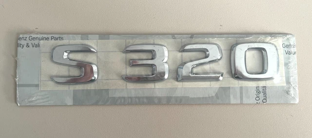 ORIGINAL MERCEDES BENZ S 320 Schriftzug Emblem Typenschild A 140 817 32 ...