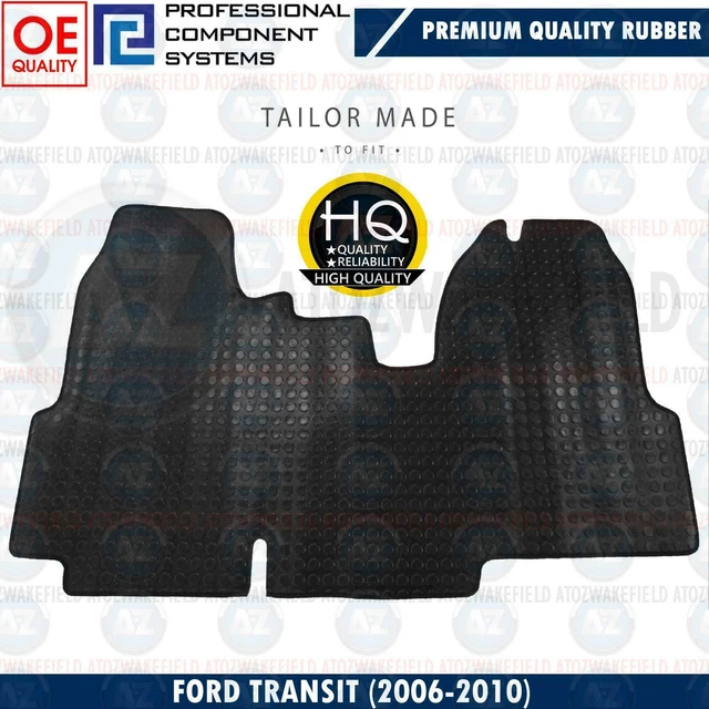 FORD TRANSIT MK7 2006-2013 Tailored Fit Mats 1 Pce Heavy Duty Rubber ...