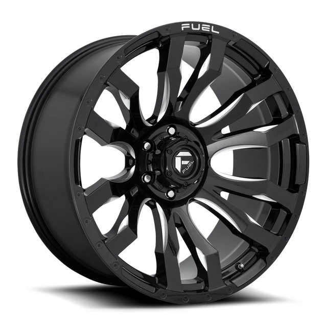 20 INCH BLACK Wheels Rims Chevy Silverado Truck 2500 3500 20x9 Fuel ...