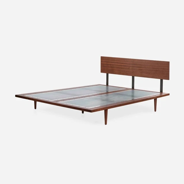 MODERNICA 'CASE STUDY' Mahogany King Size Bed Frame £465.72 - PicClick UK