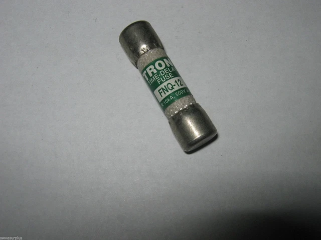 BUSSMANN FNQ-12 12A 500V Midget 10Kaic Time Delay Fuse $27.26 - PicClick CA