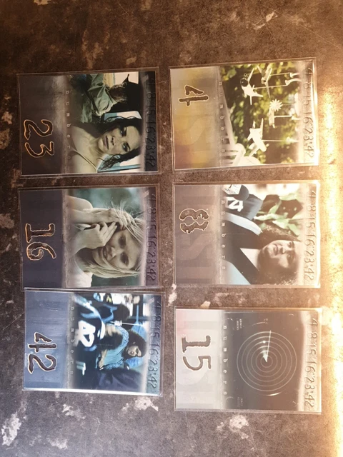 LOST SEASON 1 Complete Numbers Die Cut Chase Card Set [6 Cards] £5.92 ...