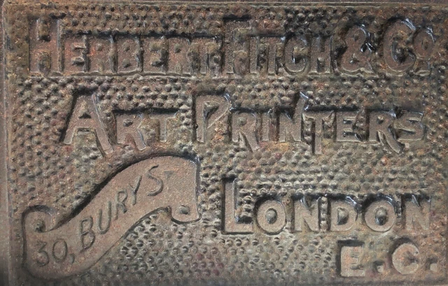 VERY RARE ANTIQUE 1900’s Herbert Fitch & Co Advertising Cast Iron ...