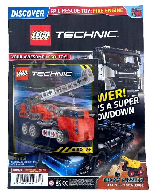 LEGO TECHNIC MAGAZINE Issue #4 ~ New With Epic Rescue Fire Engine! £6. ...