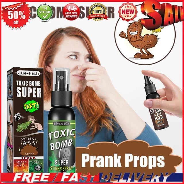 HALLOWEEN 30ML FART Gag Spray Prank Toy Spoof Odor Terrible Smell Spray ...