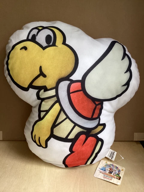 RARE PAPER MARIO Sticker Star Paratroopa Big Plush Toy Cushion Nintendo ...