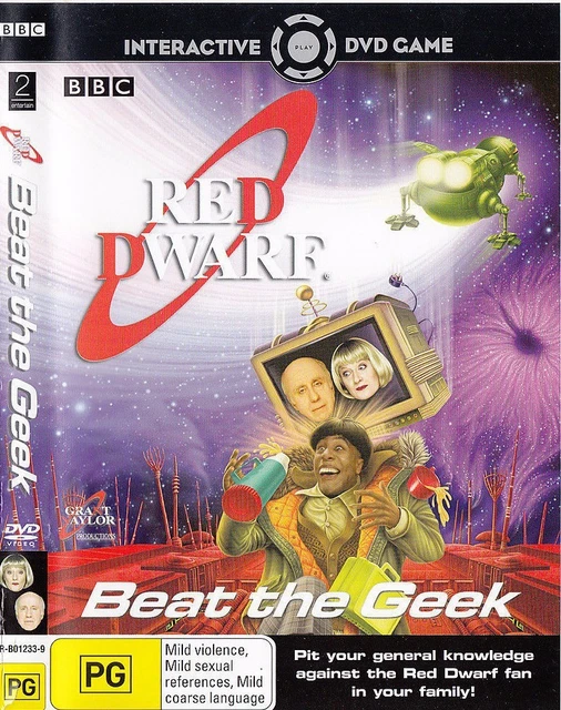 Beat The Geek Red Dwarf Dvd Interactive Game Bbc Quiz Show £18 83