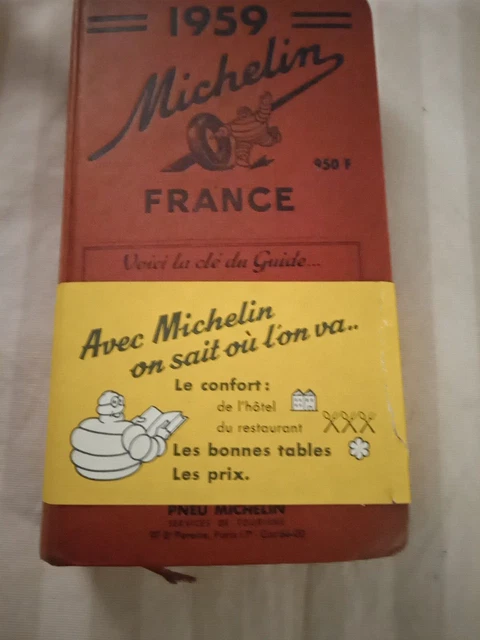 GUIDE MICHELIN 1959 Complet EUR 220,00 - PicClick FR