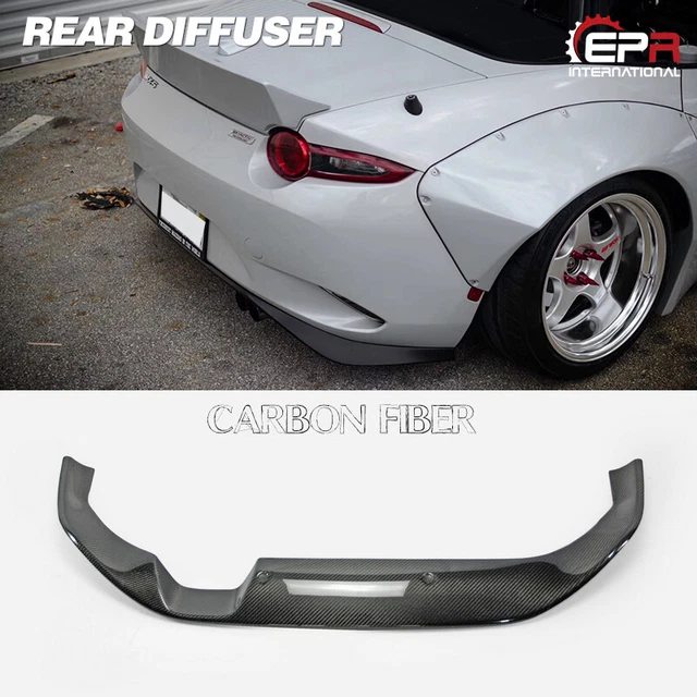 FOR MAZDA MX5 ND5RC Miata Roadster RB Style Carbon Fiber Rear Diffuser ...