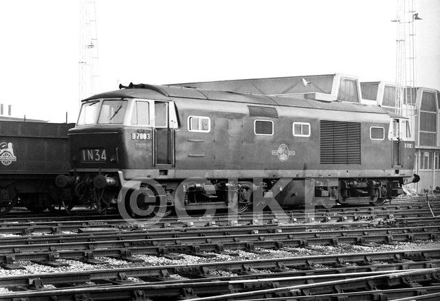 RAILWAY PHOTOGRAPH 6X4 Diesel loco D7003 Bristol TM 1962. £2.95 ...