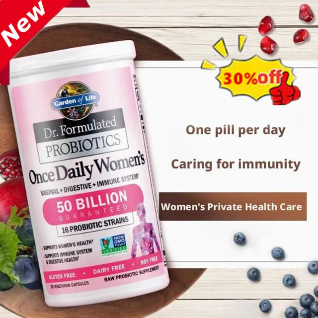GARDEN OF LIFE Dr. Formulated Probiotics for Women Once Daily 30 ...