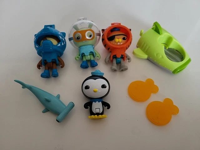 OCTONAUTS FIGURES BUNDLE Peso Kawaii Meomi Shelling ton Fish Biscuits ...