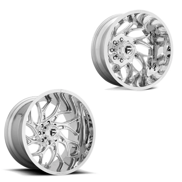 20X9 FUEL D740 Runner Chrome GM/DODGE DUALLY SUPER SINGLE Wheels 8x6.5 ...