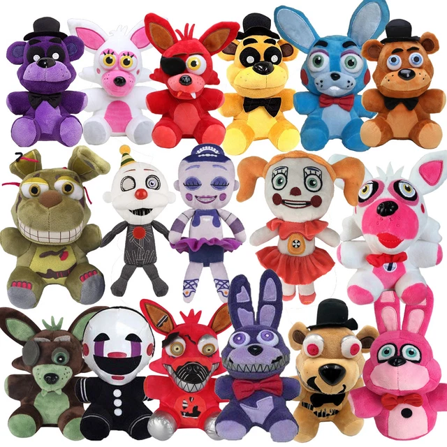 FIVE NIGHTS AT Freddy's Horror Game FNAF Plush Doll Plushie Toys Foxy ...