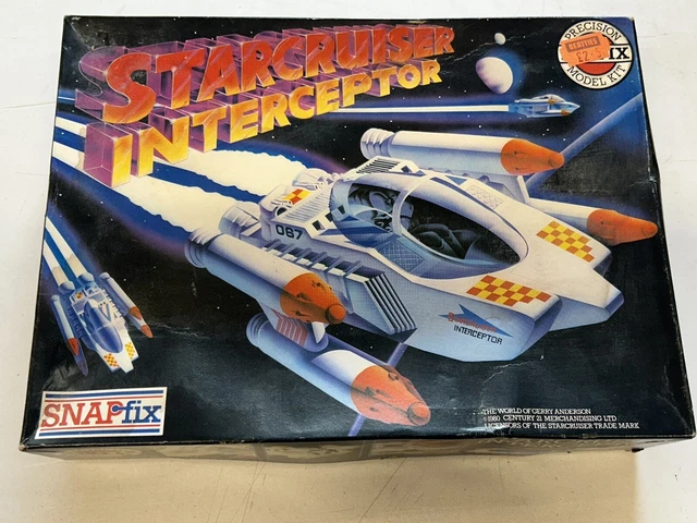 RARE VINTAGE AIRFIX Starcruiser Interceptor Snap fix Model Kit 1980 ...