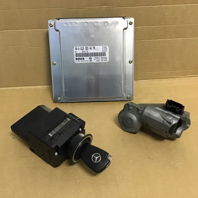 MERCEDES BENZ C-CLASS Combi W203 C270 CDI Engine Control Unit SET ...