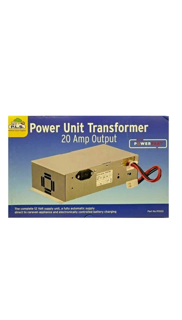 CARAVAN MOTORHOME MAINS Power Supply Battery Charger Transformer 12V ...