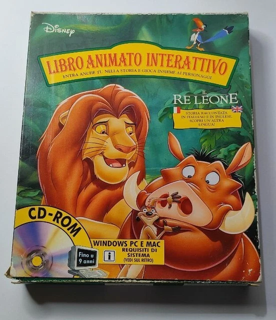 LIBRO ANIMATO INTERATTIVO Il re leone - PC BigBox ITA EUR 20,00 ...