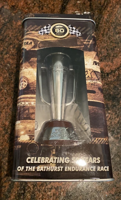 RARE PETER BROCK Trophy Celebrating 50 Years Official Replica Bathurst Winner $195.00 - PicClick AU