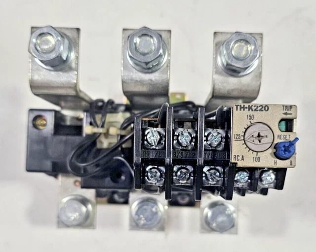 MITSUBISHI ELECTRIC THERMAL Overload Relay TH-K220 100-150A 600VAC £197 ...