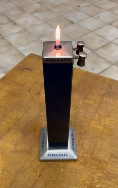 CONSUL TISCHFEUERZEUG FEUERZEUG Antik Tablelighter Lighter Benzin EUR ...