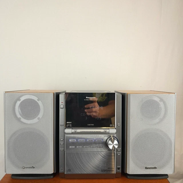 PANASONIC SA-PM28 MICRO Stereo System, 5 CD changer & Tape Deck (No ...