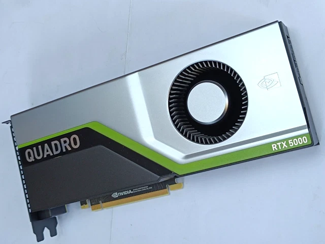 NVIDIA QUADRO RTX 5000 16GB GDDR6 Professional Graphics Card PNY GPU £ ...