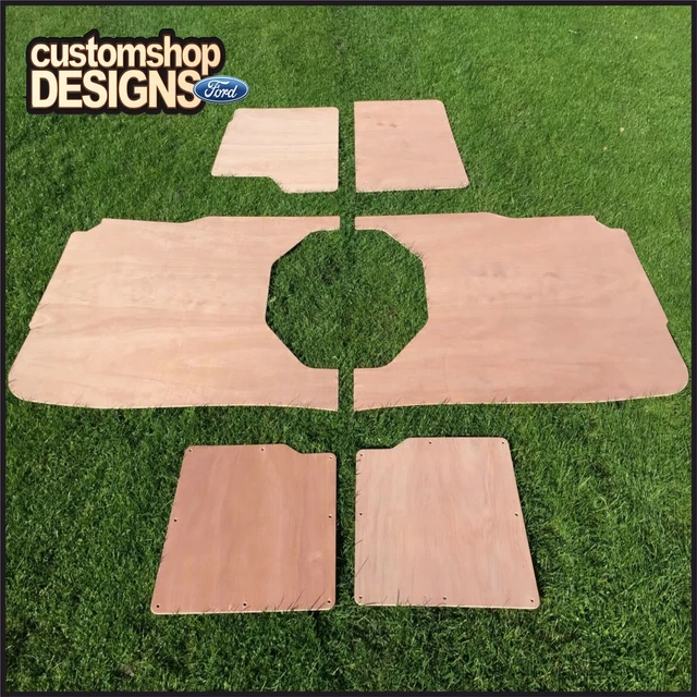 FORD TRANSIT CUSTOM (2013 - Onward) LWB Campervan 6mm Ply Lining Kit £ ...