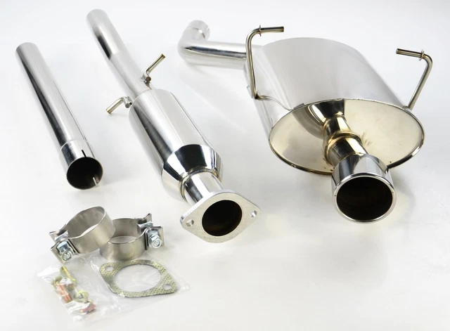 STAINLESS STEEL MINI Cooper / One R50 Race Exhaust System Catalyst Back ...