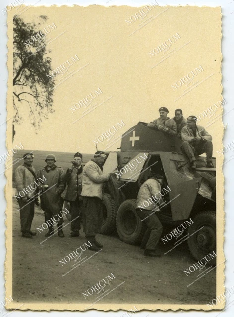 FOTO POLIZEI BATAILLON (mot.) Brantocin? Polen Radpanzer STEYR ADGZ ...