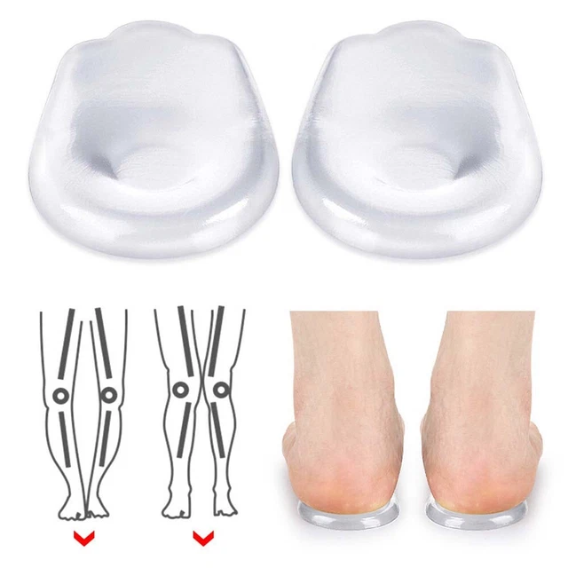 OX LEG INTERNAL and External Gel Back Heel Pads Heel Cushion Soles ...