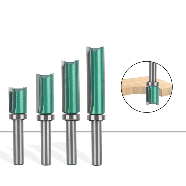 TUNGSTENO CARBURO 8MM Router Punta Falegnameria Fresa Rifilatura con ...