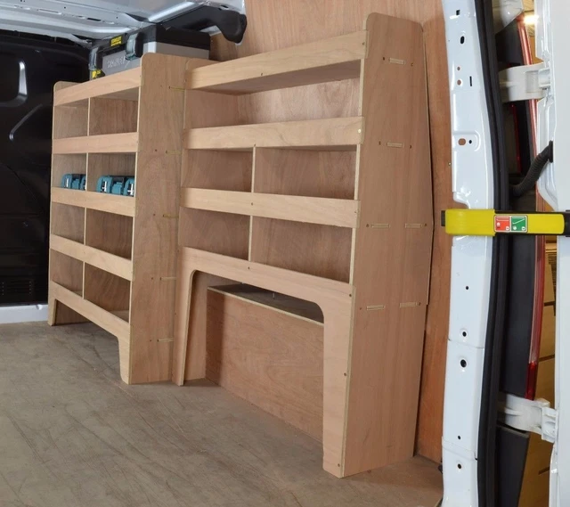 FORD TRANSIT CUSTOM Van Shelving Racks Racking Power Tool Storage Wrk53 ...