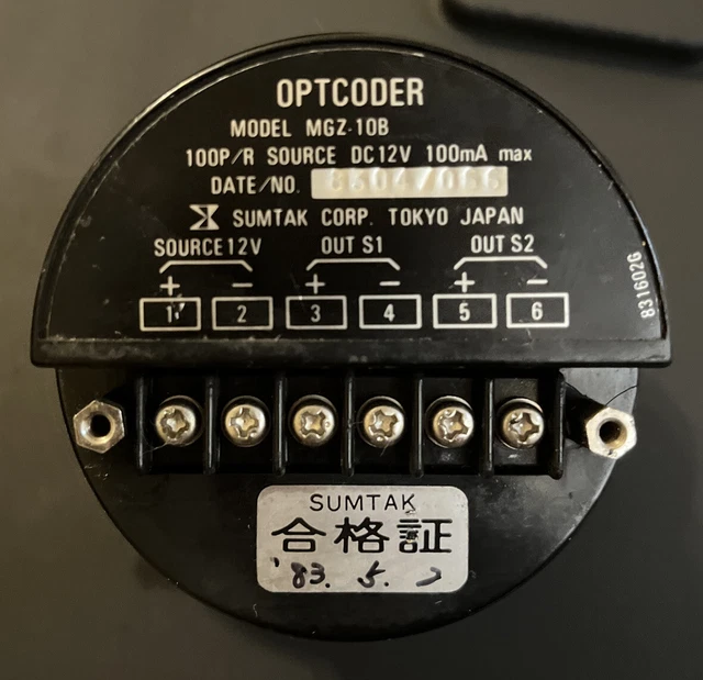 SUMTAK OPTCODER ENCODER Mgz-10B Dc12V $100.00 - PicClick