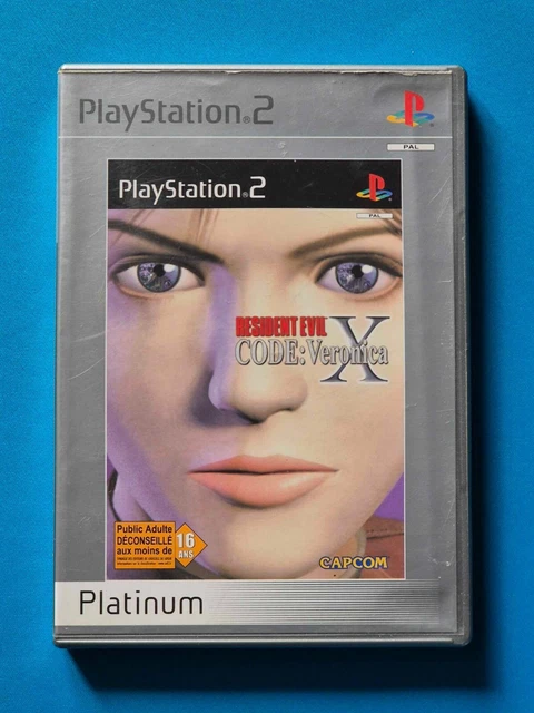 JEU SONY PLAYSTATION 2 Resident Evil Code Veronica X Platinum + Notice ...