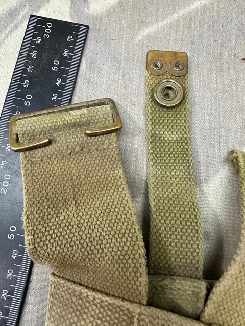 ORIGINAL WW1 BRITISH Army 1908 08 Pattern Webbing Waterbottle Carrier £ ...