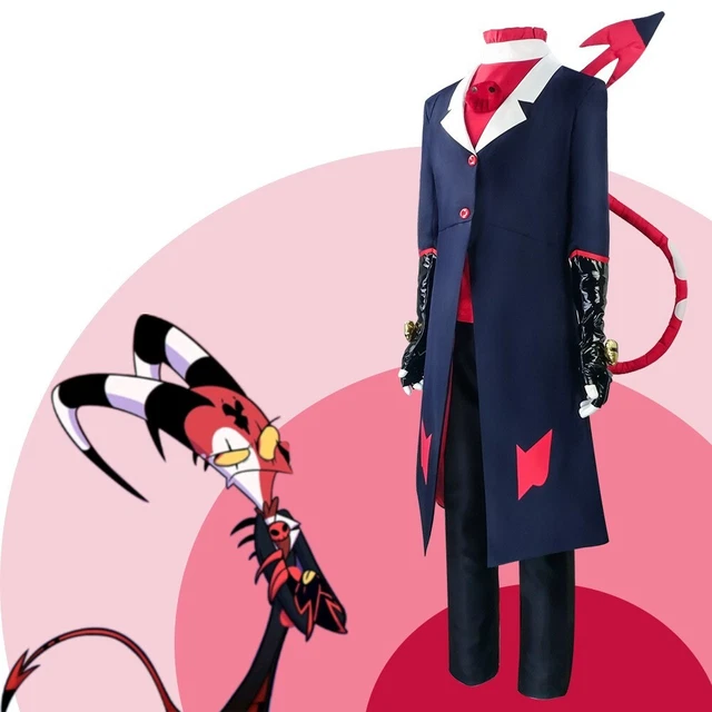 HAZBIN HOTEL COSPLAY Moxxie Costume Helluva Boss Uniform ALASTOR 2P ...