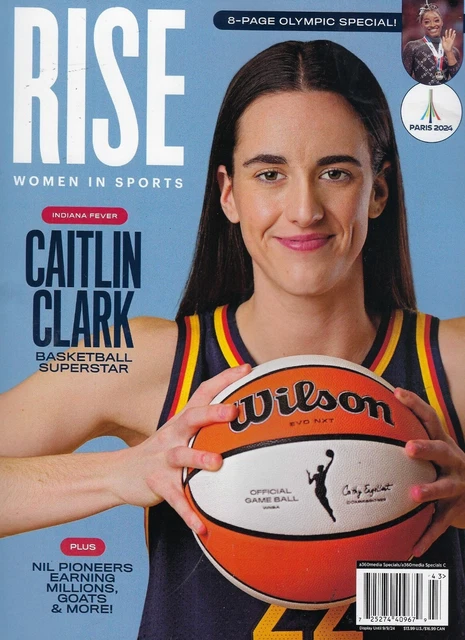 RISE WOMEN IN Sports Magazine Caitlin Clark on the cover 2024 £14.15 ...