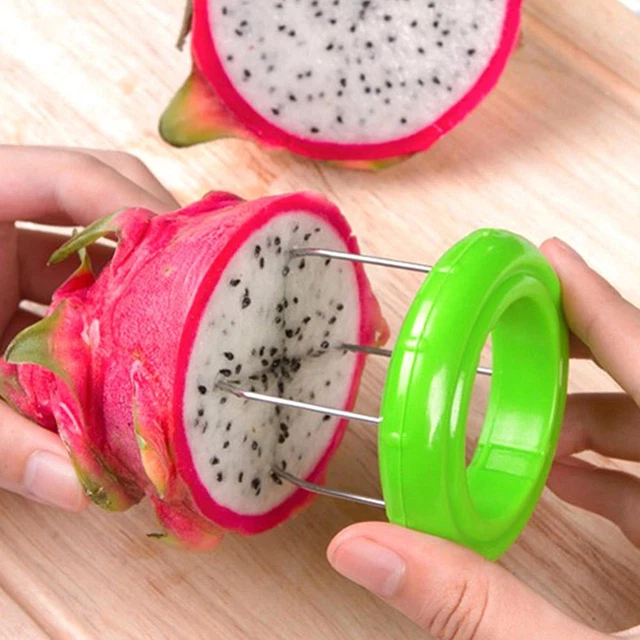 KIWI FRUIT CUTTER Device Cut Fruit Peel Digging Core Twist Slicer ...