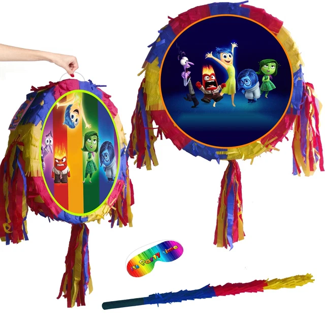 PINATA SET THEME Birthday party Pinata kids psp ps5 inside out joy sad ...