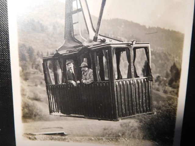 SEILBAHN GONDEL KABINEN-BAHN Gebirge alte Echtfoto AK cpa EUR 5,00 - PicClick DE