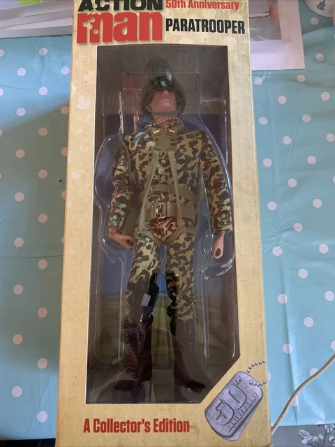 RARE ACTION MAN 50Th Anniversary Paratrooper Collectors Figure £52.00 ...