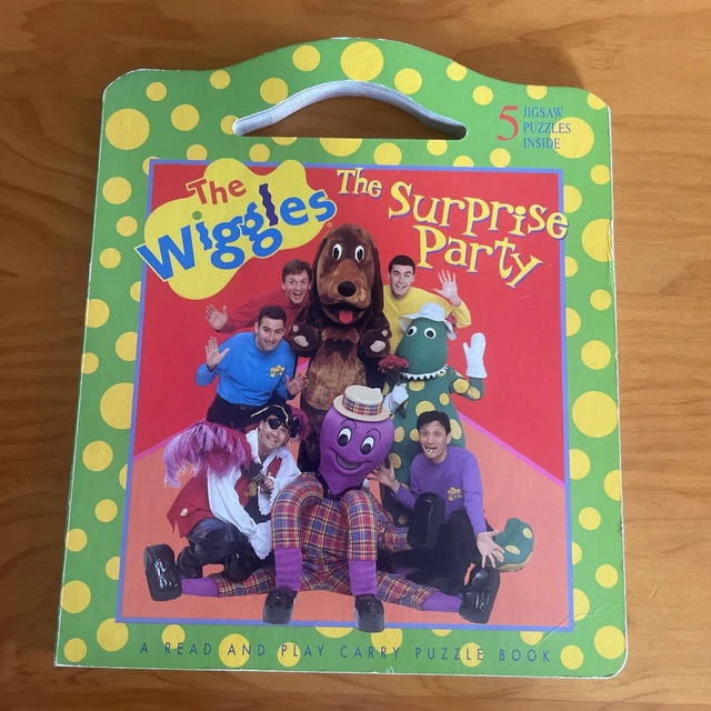 THE WIGGLES - The Surprise Party - Puzzle Book. RARE Original Images ...