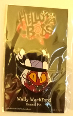 Helluva Boss Chibi Striker & Wally Wackford enamel pin first offer sent ...