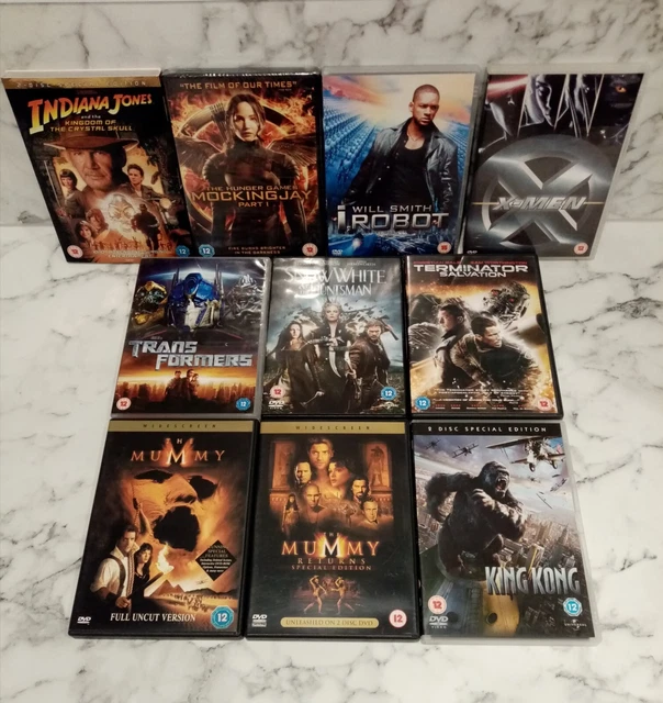 10 DVD BUNDLE Kids Teens Action Adventure Cert 12 - Transformers ...