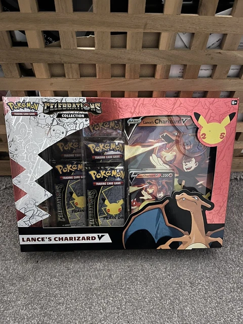 POKEMON TCG CELEBRATIONS Collection Lance's Charizard V Box - mint EUR ...