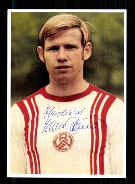 KLAUS LINK AUTOGRAMMKARTE Rot Weiss Essen Spieler 70er Jahre Original ...
