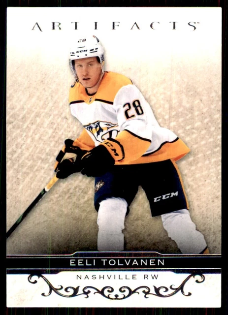 2021-22 ARTEFAKTE AUF dem oberen Deck. Eeli Tolvanen Hockeykarten #82 ...
