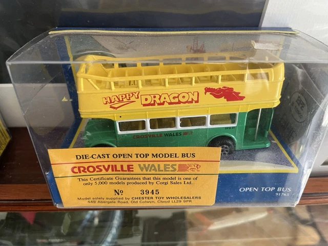 CORGI 91765 OPEN Top Routemaster Bus 'Happy Dragon Crosville Wales 1992 ...